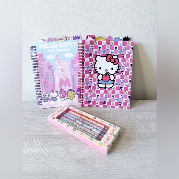 Hello Kitty | Office | Hello Kitty And Friends Journal And Gel Pens ...
